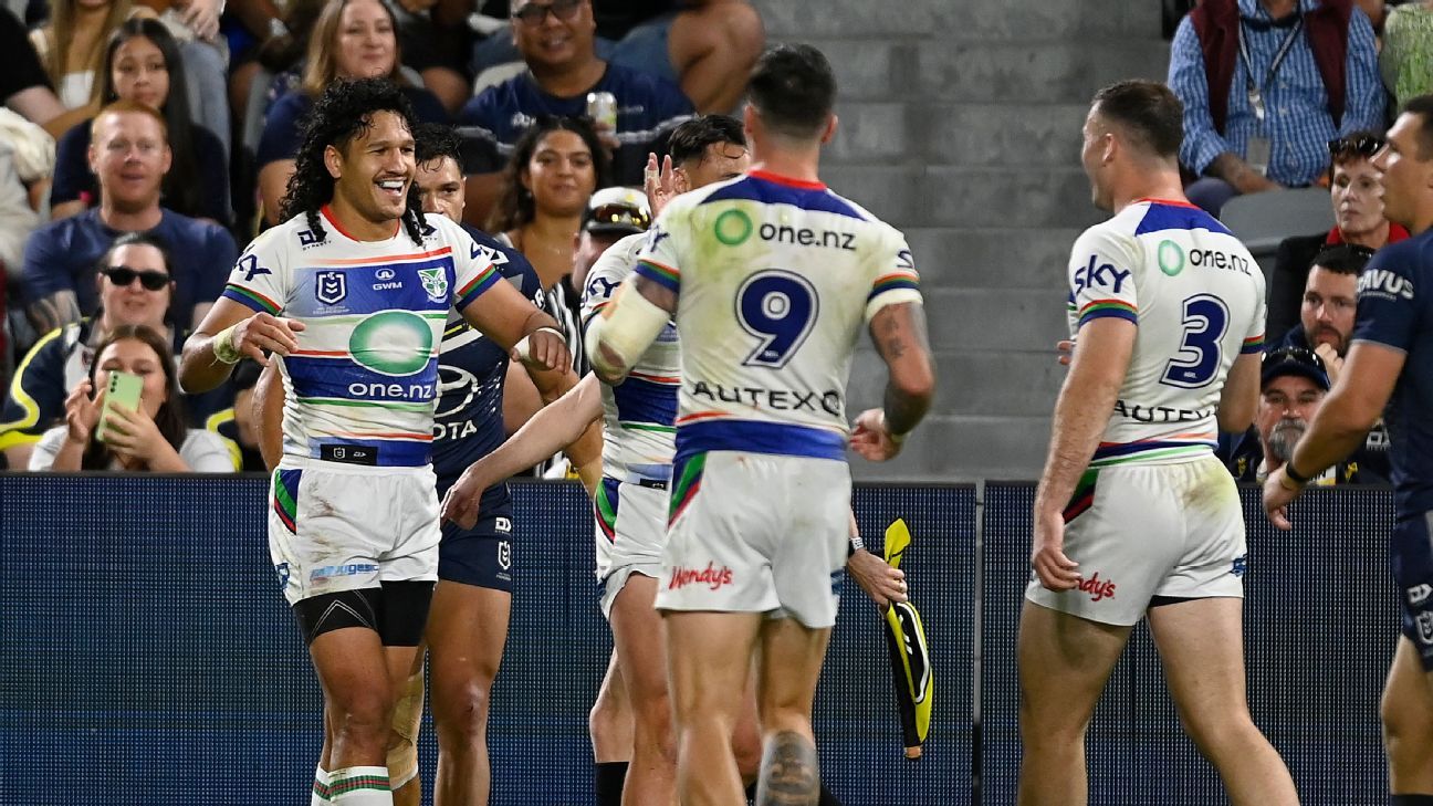 Warriors score seven tries in Cowboys thrashing - ESPN