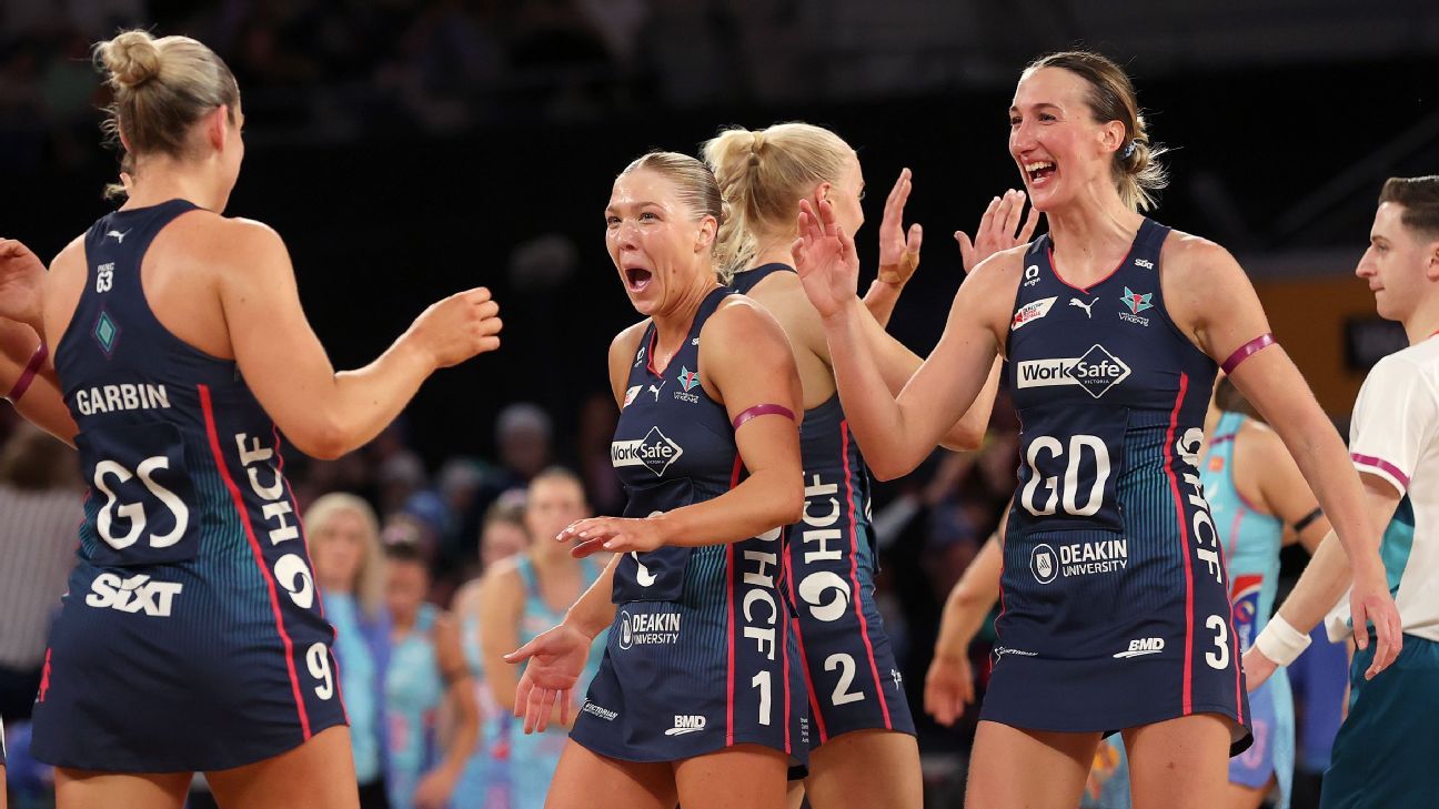 Big derby win puts Vixens top of Super Netball - ESPN