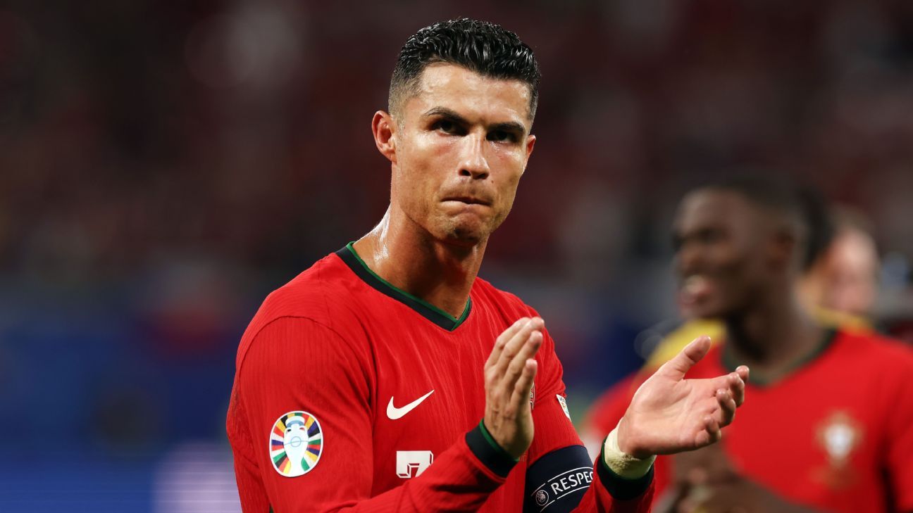 Cristiano Ronaldo sets European Championship record with 6th appearance ...
