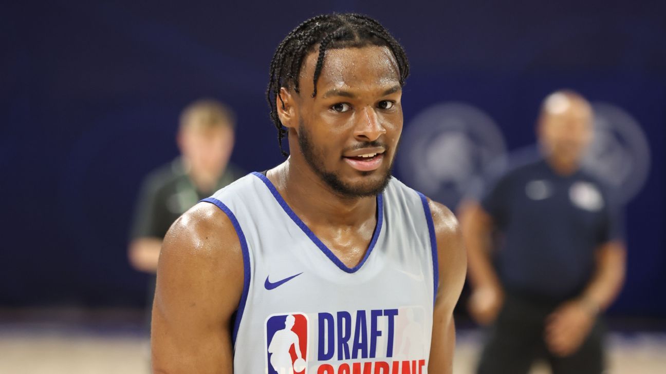 Bronny James es elegido por Lakers con el Pick #25 de la segunda ronda ...