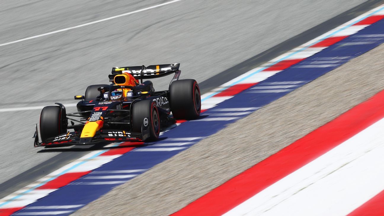 'Checo' Pérez tiene gris comienzo en los libres de Austria - ESPN