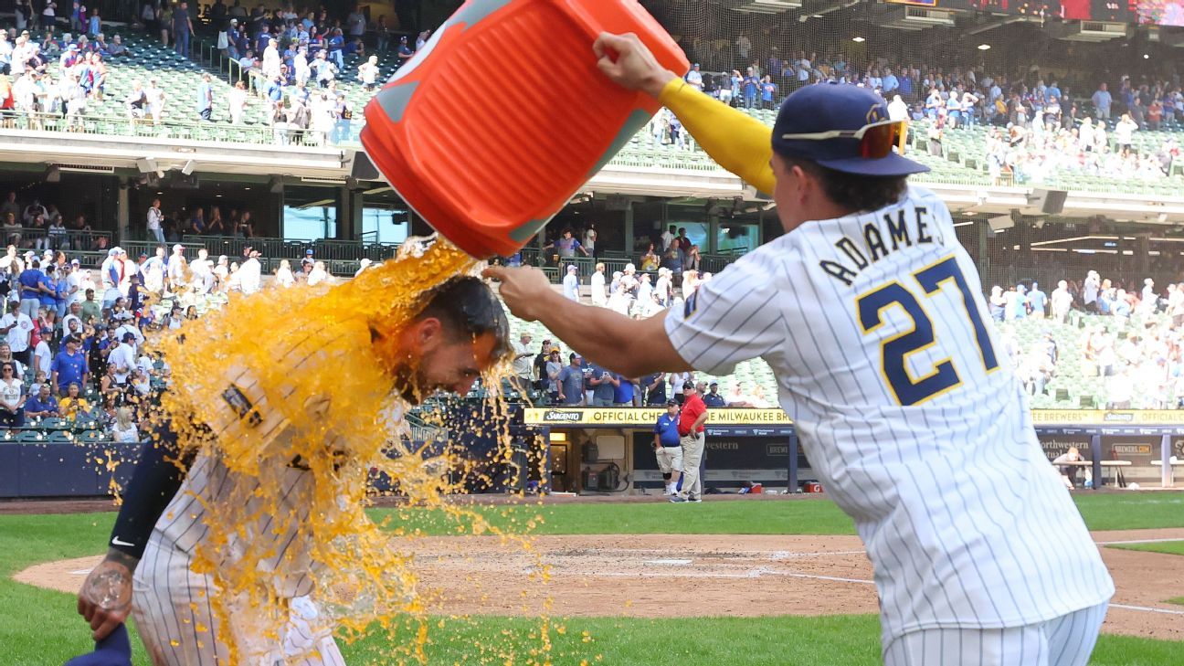 Milwaukee Brewers hit five grand slams in eight-game span - ESPN