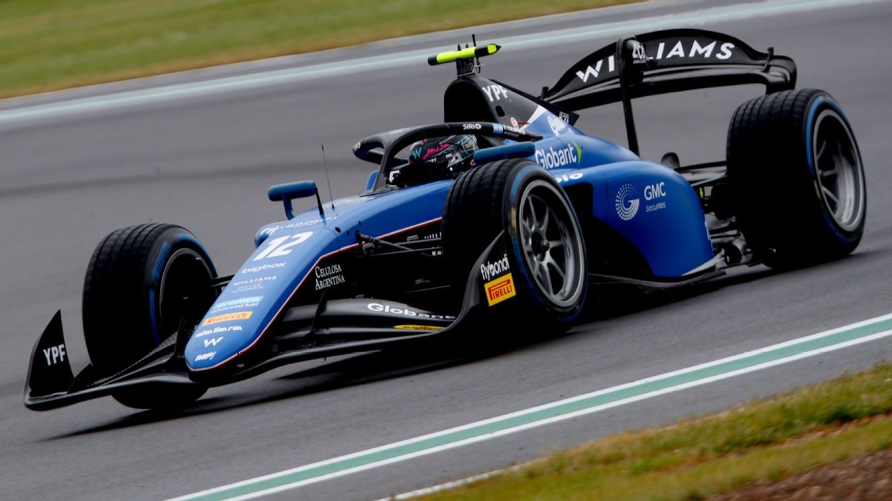 F2: Franco Colapinto coronó un día fantástico en Silverstone - ESPN