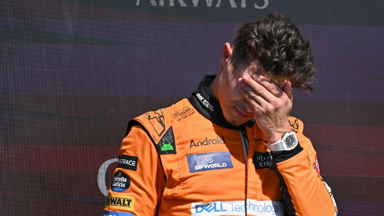 British GP: Lando Norris felt he and McLaren 'threw away' victory - ESPN