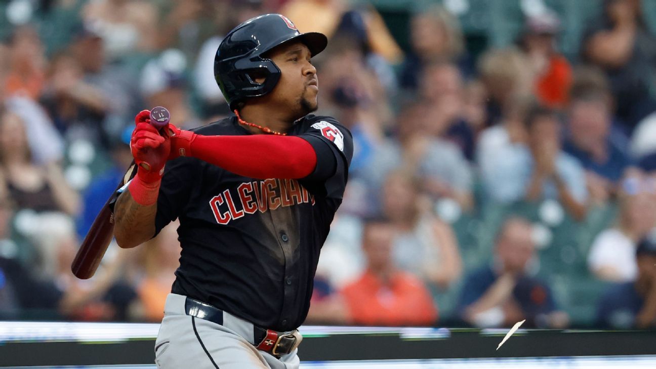 Jose Ramirez's rare 3-IBB, 3-hit night lifts Guardians vs. Tigers - ESPN