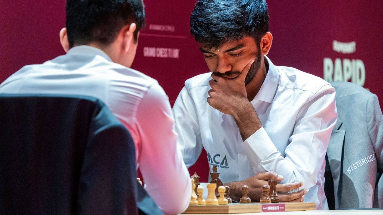 SuperUnited Rapid & Blitz: Gukesh and Vidit struggle with poor start in ...