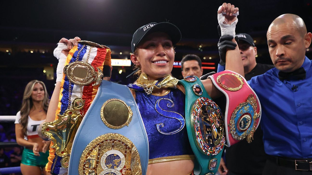 Undefeated Seniesa Estrada retires from boxing at age 32 - ESPN