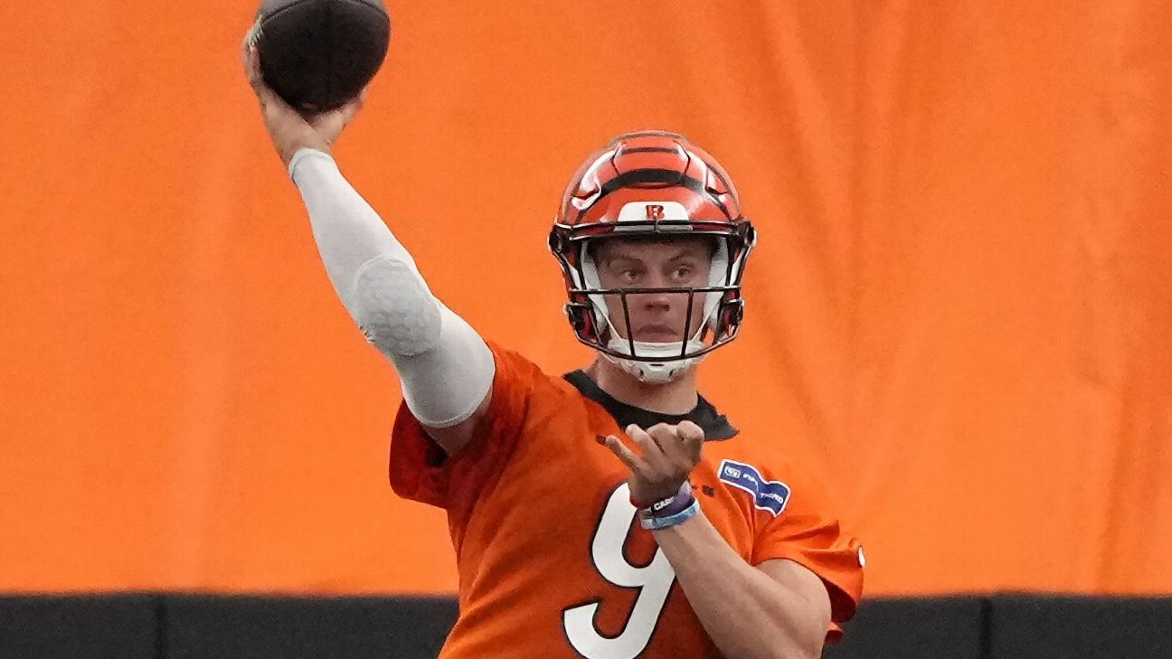 Bengals: Joe Burrow, enfocado en mantenerse sano a largo plazo - ESPN
