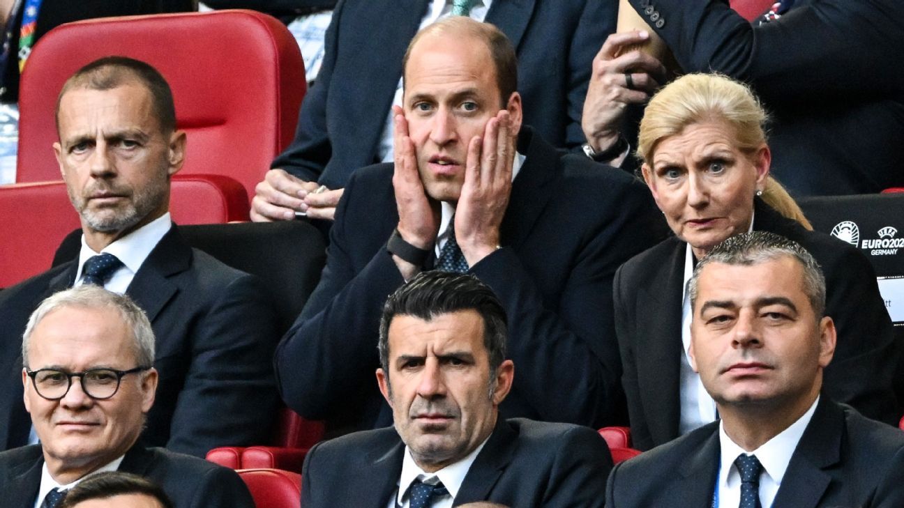 Euro 2024 final: Prince William, King Felipe to attend game - ESPN