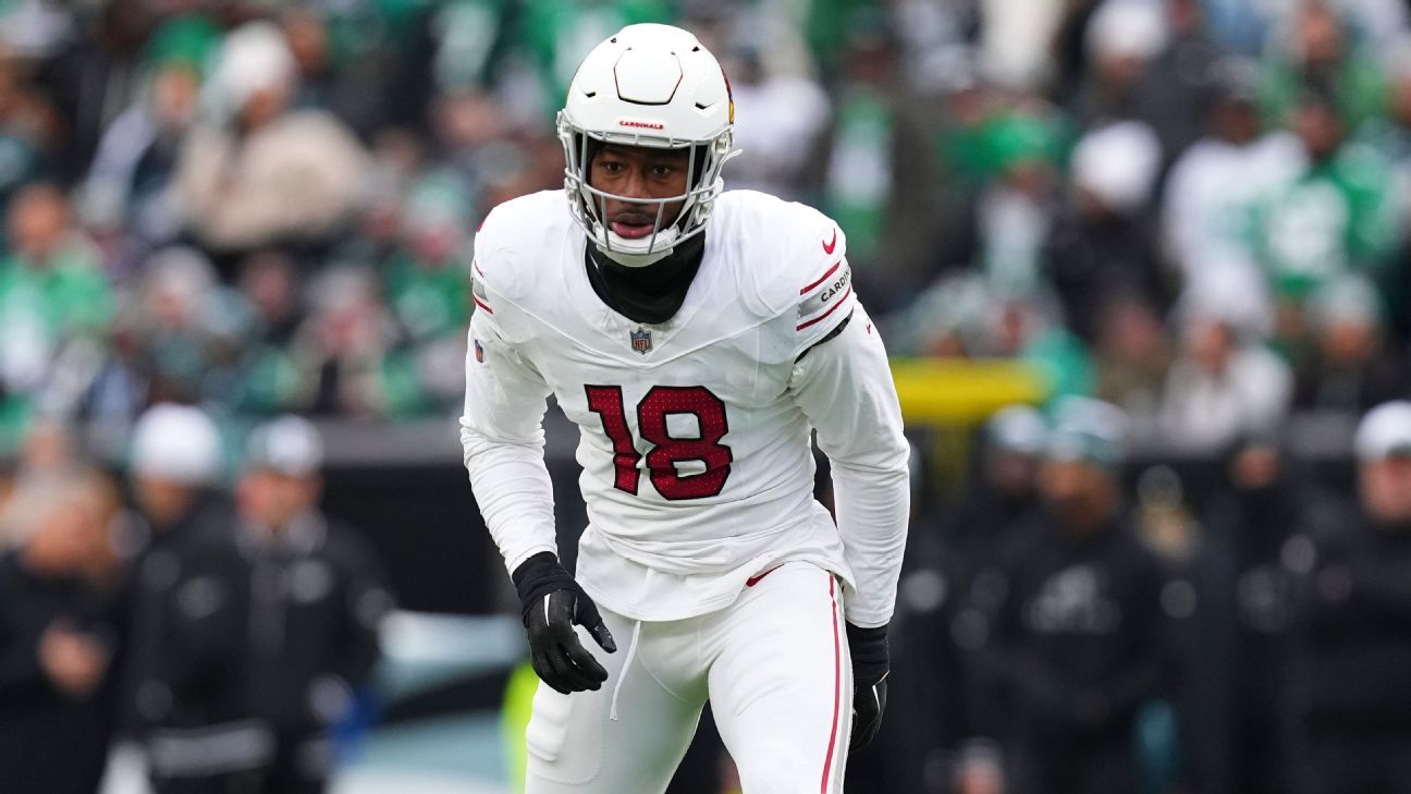 Cardinals' BJ Ojulari gives Marvin Harrison Jr. his No. 18 - ESPN