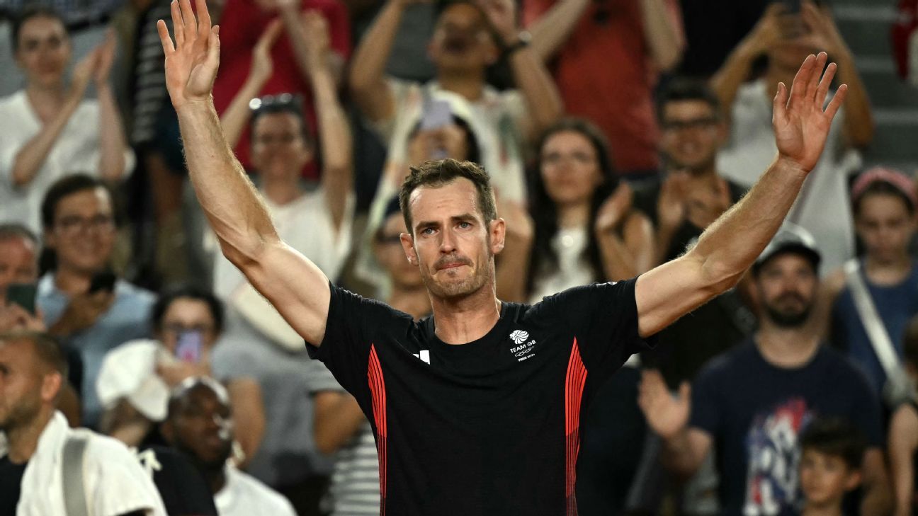 Olympics 2024: Andy Murray retires after quarterfinal defeat - ESPN
