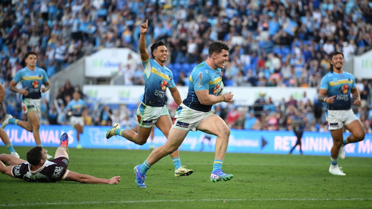 Titans belt injury-hit Broncos in NRL - ESPN