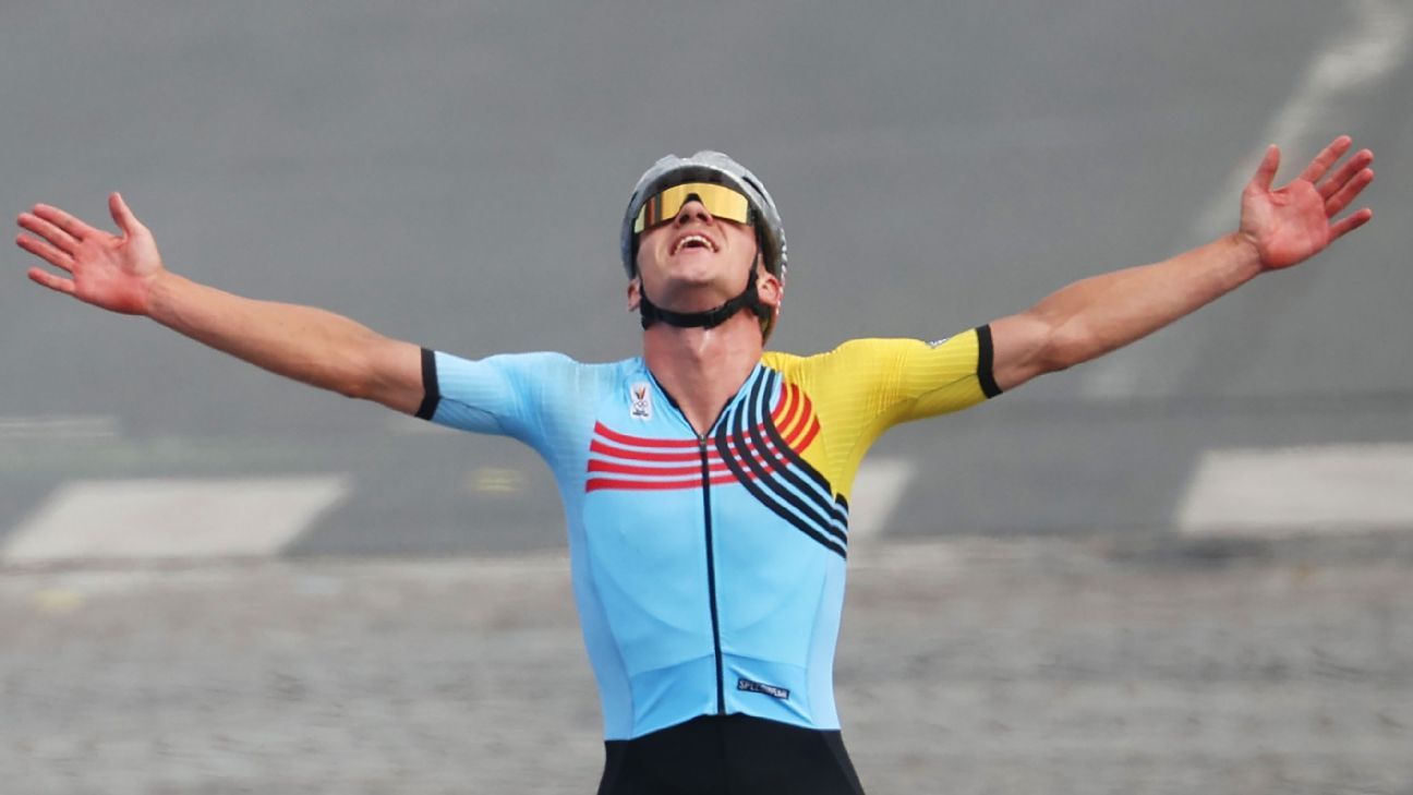 Belgium's Remco Evenepoel sweeps Olympic road race, time trial - ESPN