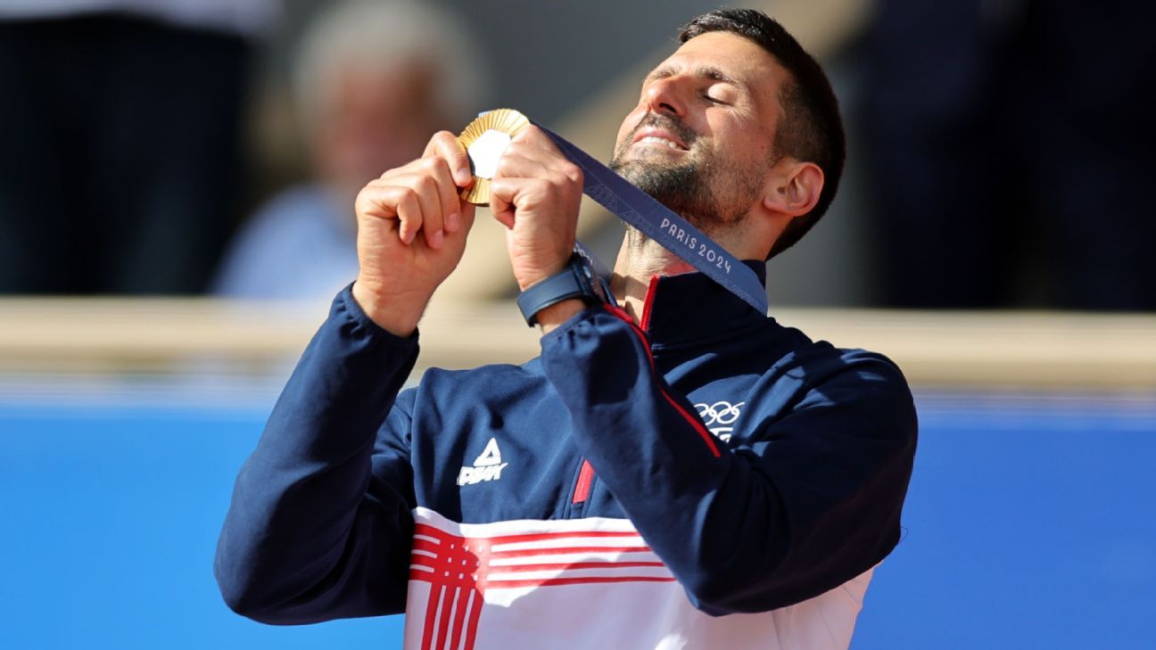 Paris 2024: Djokovic, Jordan, Messi y las figuras con medalla de oro - ESPN