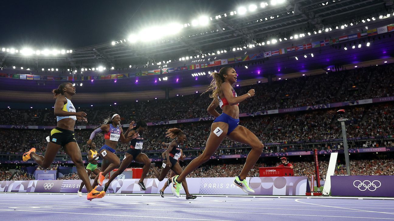 Paris 2024: Gabrielle Thomas gana el oro en los 200 metros - ESPN