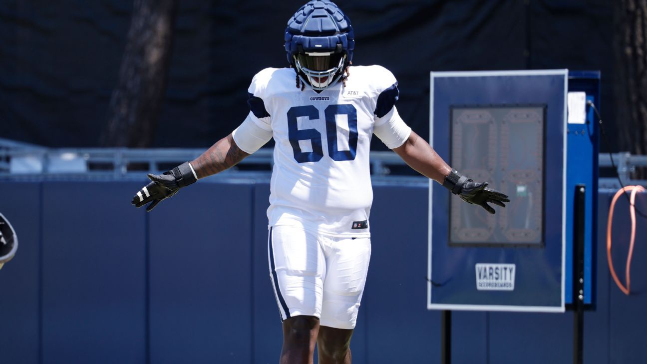 Cowboys' rookie LT Tyler Guyton making good first impression - ESPN