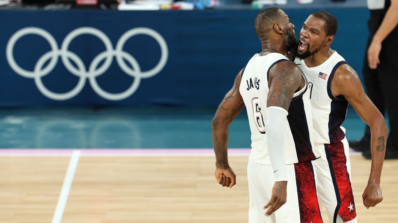U.S. heavily favored vs. France for Olympic men's hoops gold - ESPN