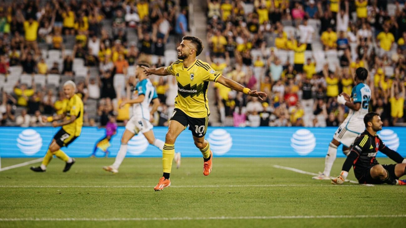 Diego Rossi marcó un doblete para Columbus Crew, que clasifiicó en la ...