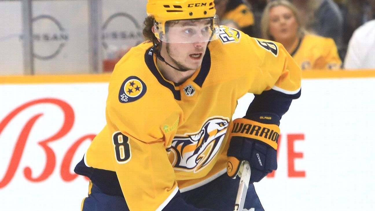 Pittsburgh Penguins Land Cody Glass From Nashville Predators Espn