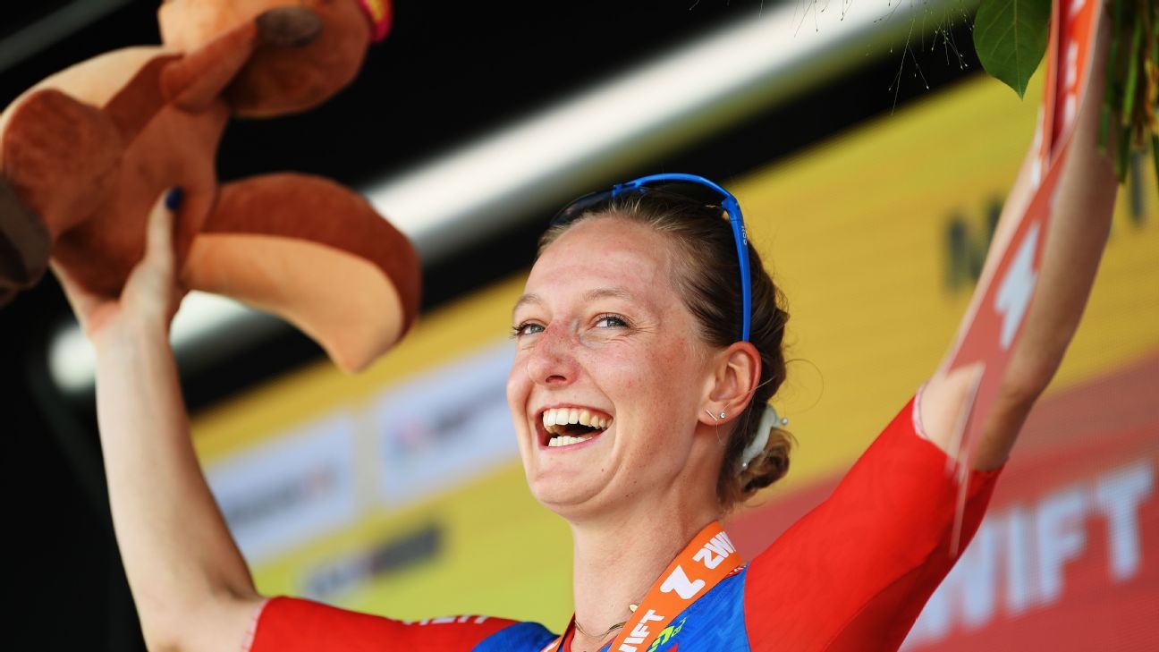 Cedrine Kerbaol wins Stage 6 of Tour de France Femmes - ESPN