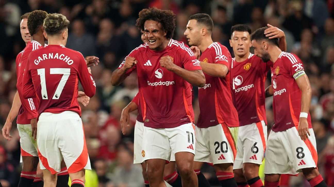 Manchester United debutó en la Premier League con un triunfo en casa sobre Fulham - ESPN