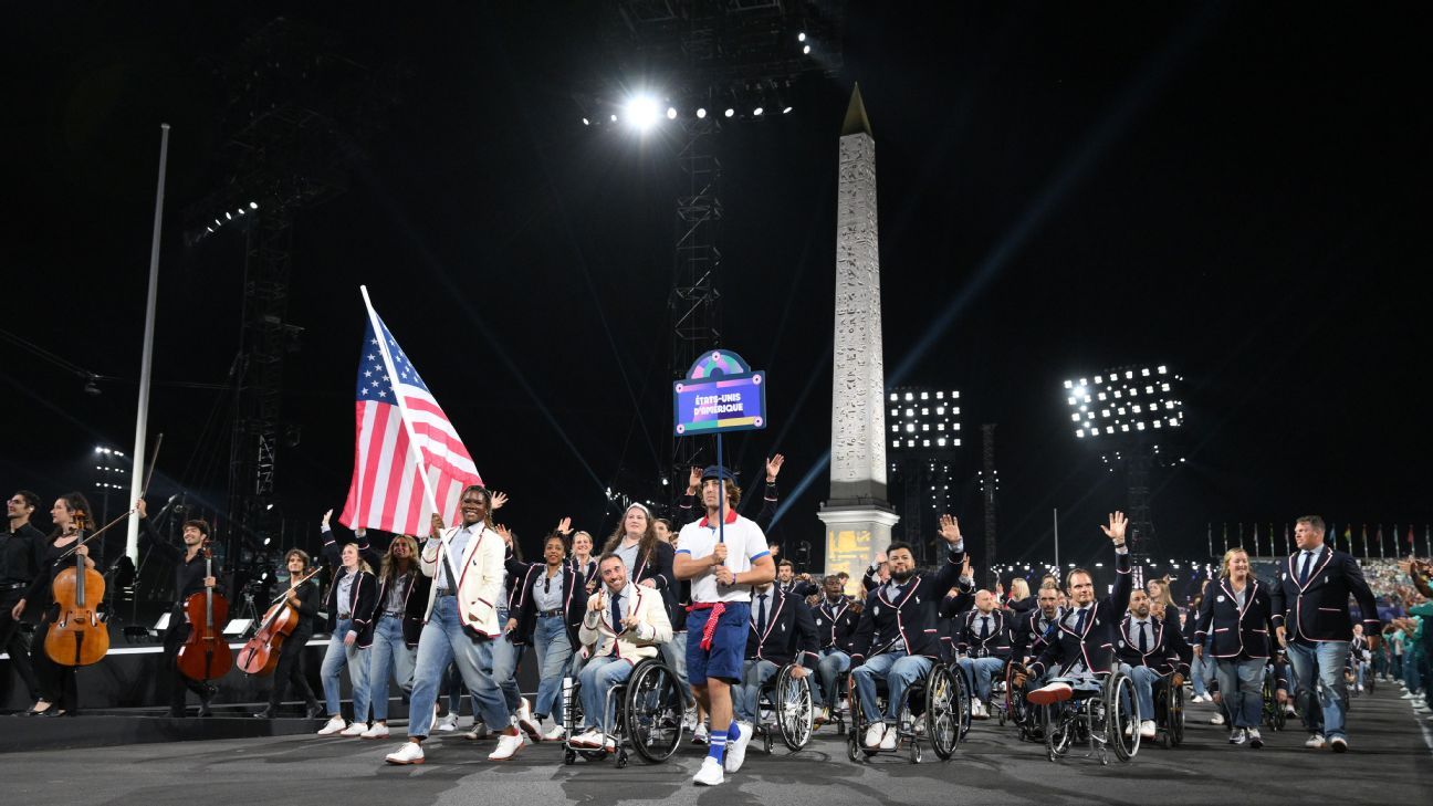 Paralympics open in Paris with outdoor ceremony - ESPN