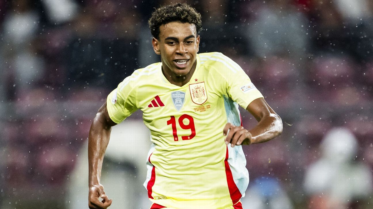 Lamine Yamal cumple un año de su debut con la Selección de España - ESPN