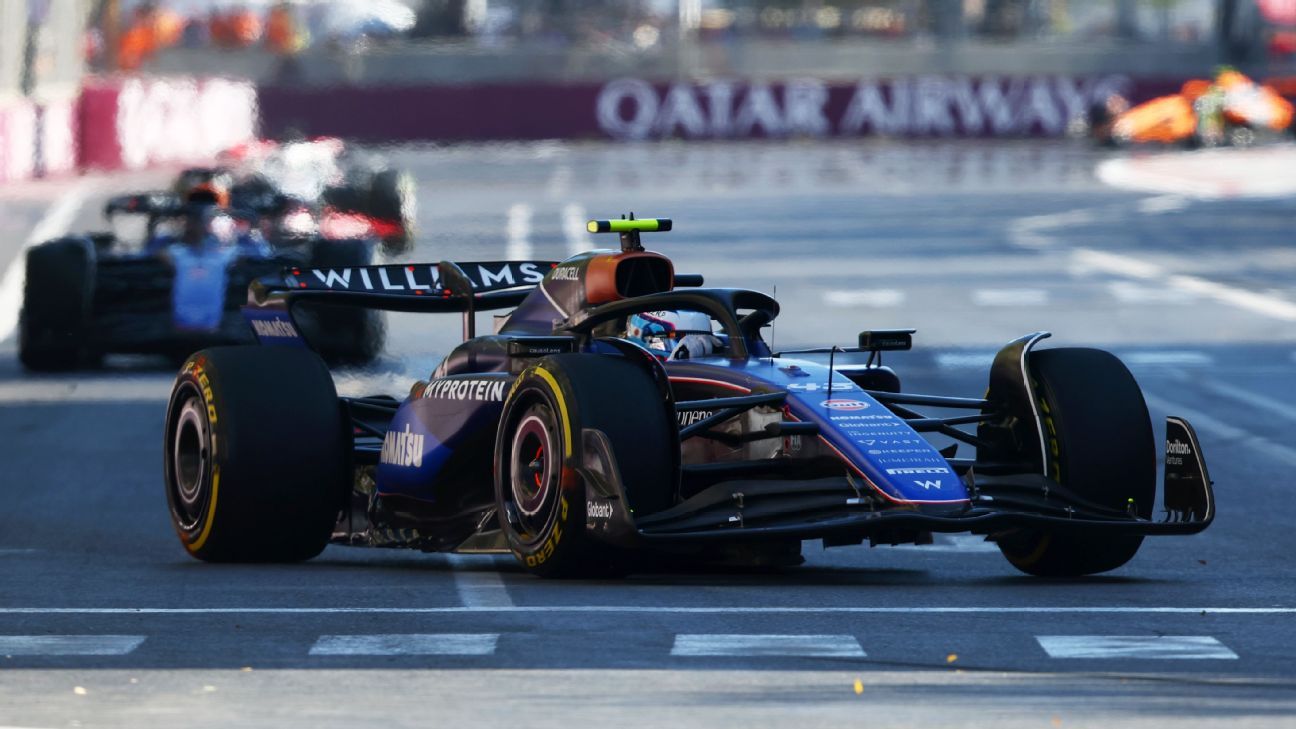 F1: ¡Franco Colapinto sumó puntos en el GP de Azerbaiyán! - ESPN