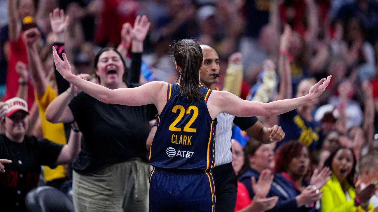 Caitlin Clark has career-high 35, sets rookie scoring mark in Fever win ...