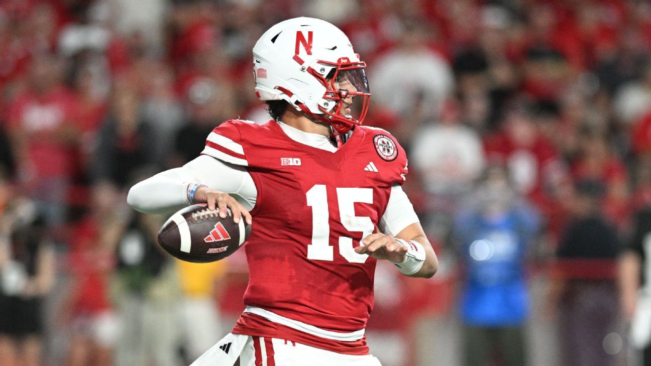 Sources: Nebraska QB Dylan Raiola expected to face USC - ESPN