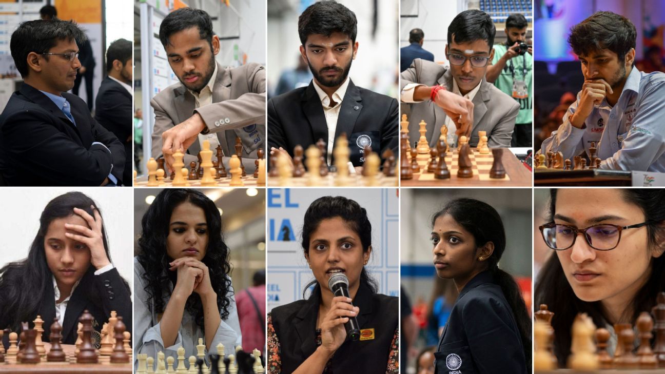 India win historic double gold in FIDE Chess Olympiad 2024 - ESPN