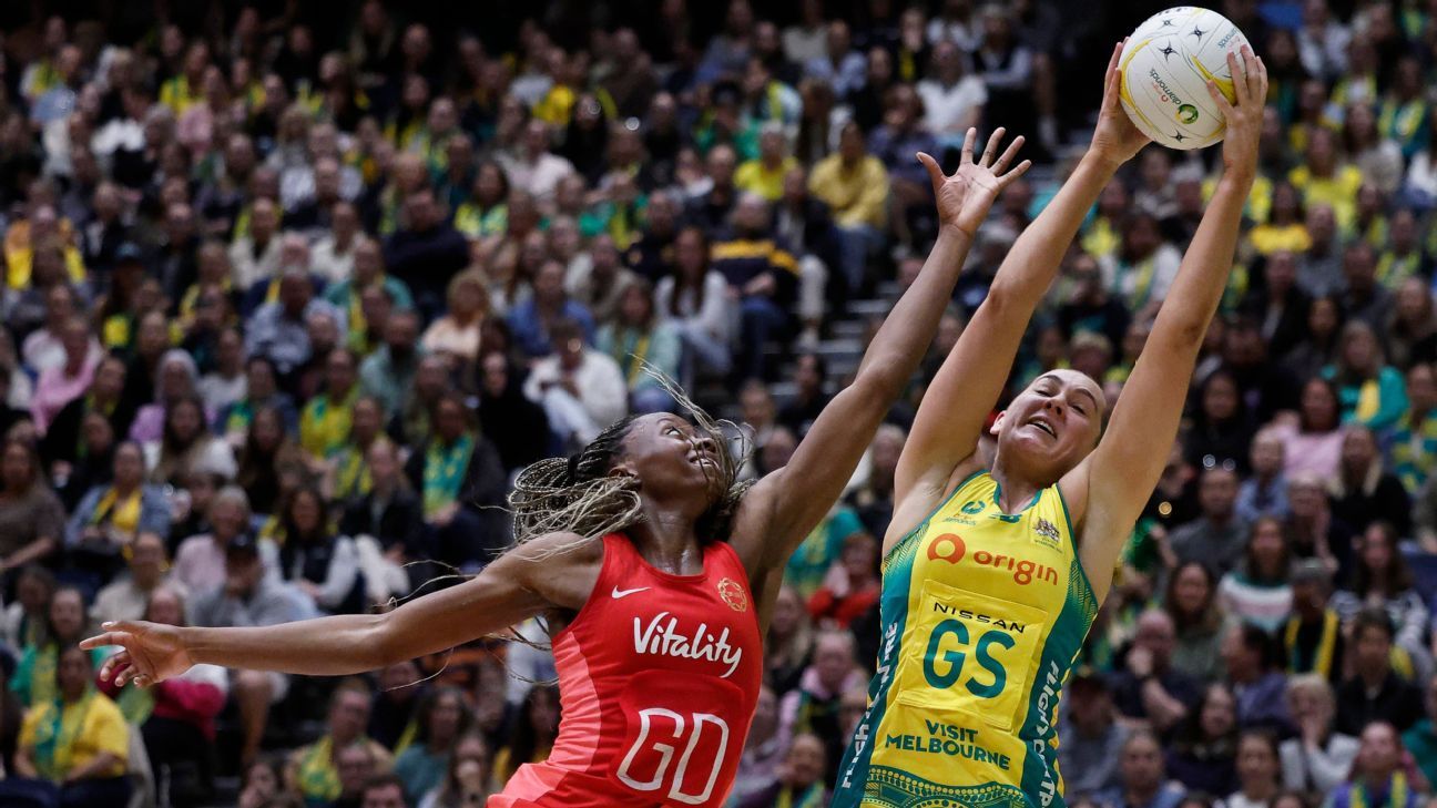 Netball: Diamonds dominate third Test to win England series - ESPN