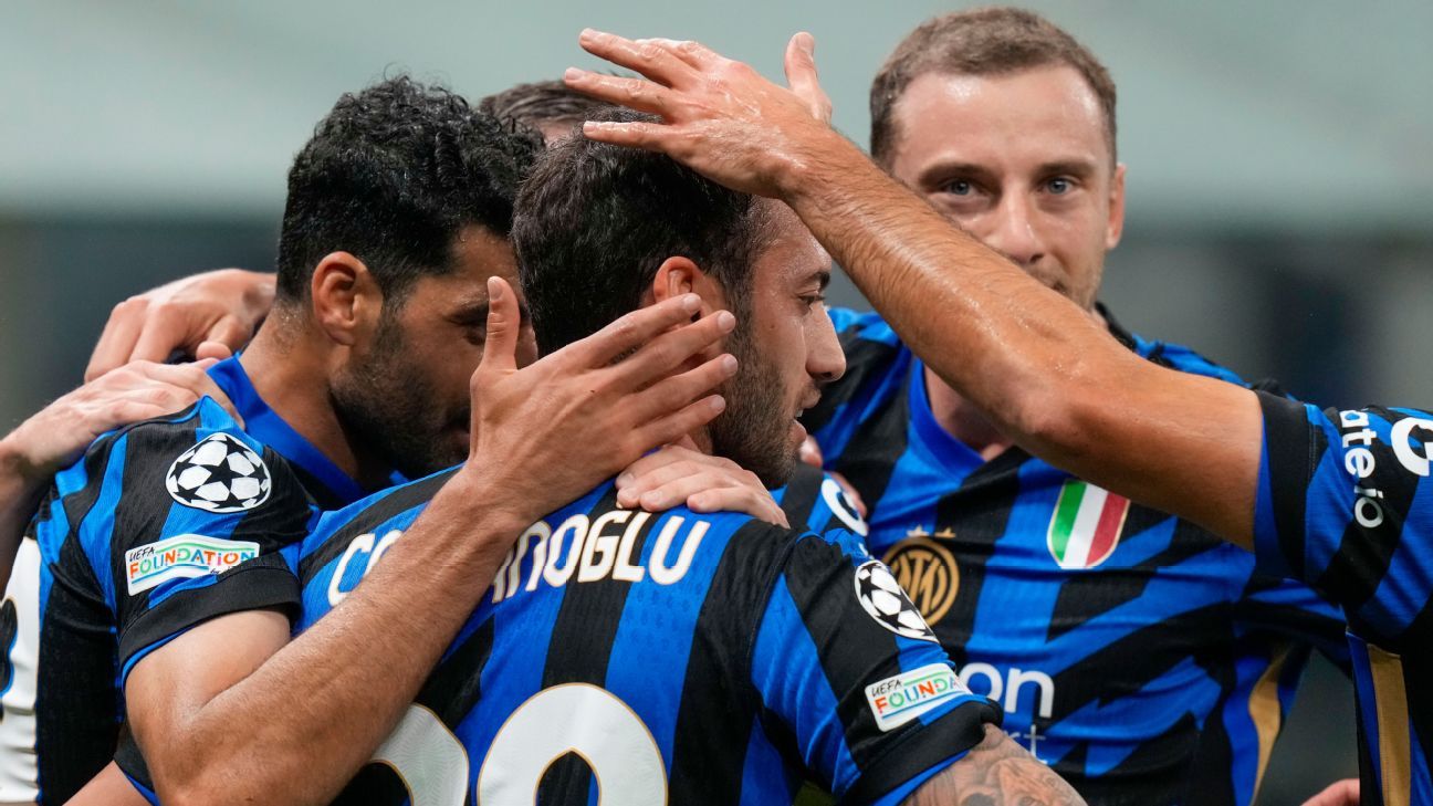 Inter goleó a Estrella Roja en casa y logró su primer triunfo en la ...