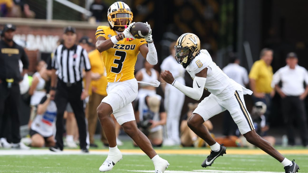 Missouri WR Luther Burden III to skip bowl, enter NFL draft - ESPN