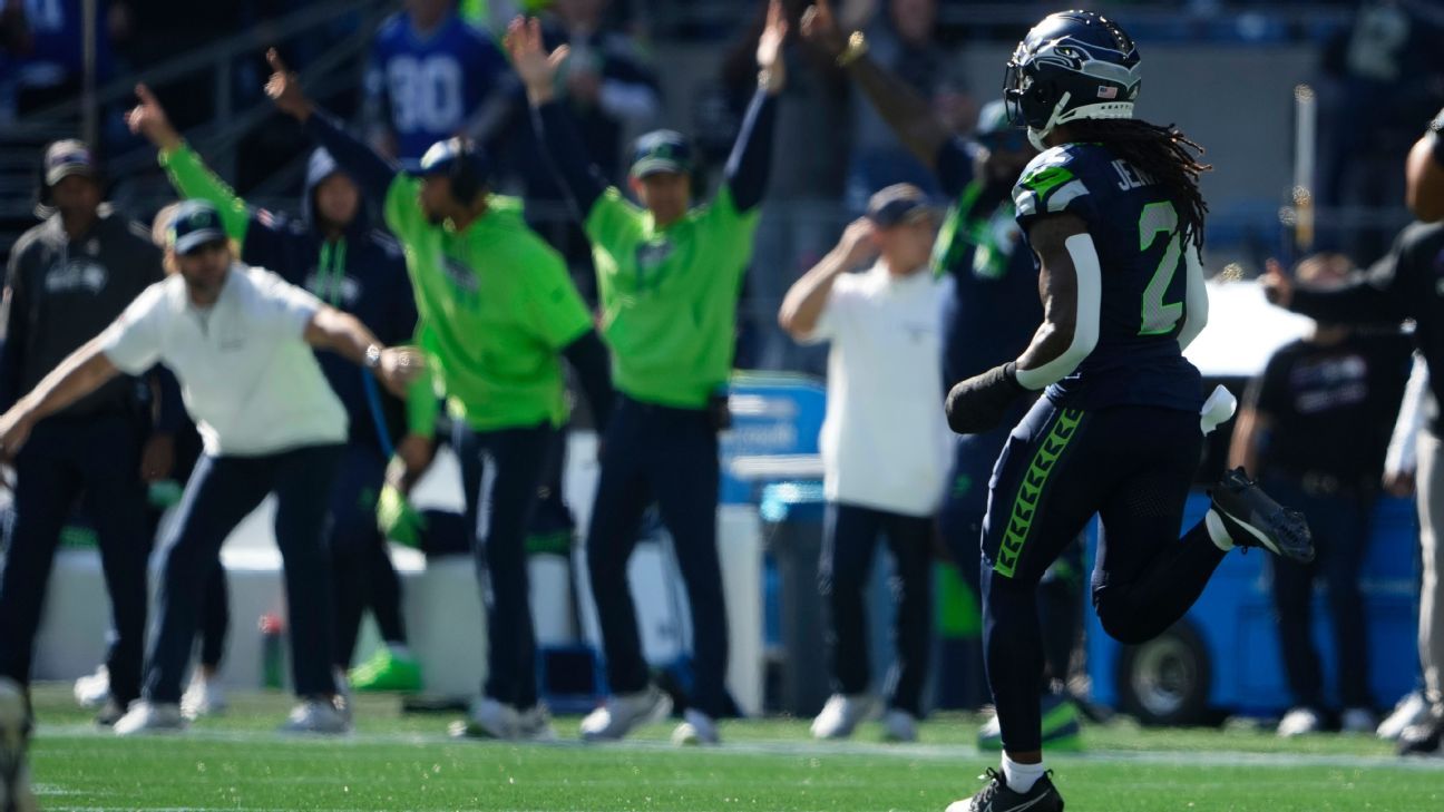 Seahawks' Rayshawn Jenkins returns fumble 102 yards for TD vs. Giants ...