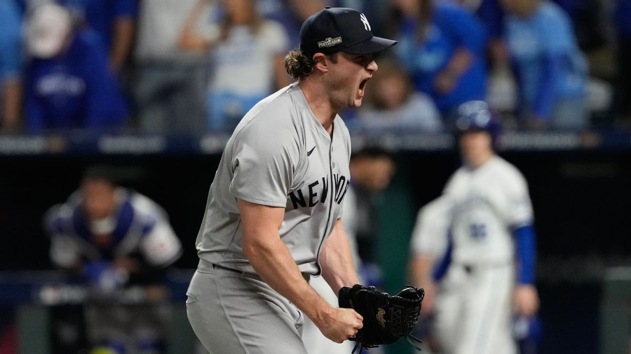 Cole lanza como as de playoffs y Yankees va a Serie de Campeonato - ESPN