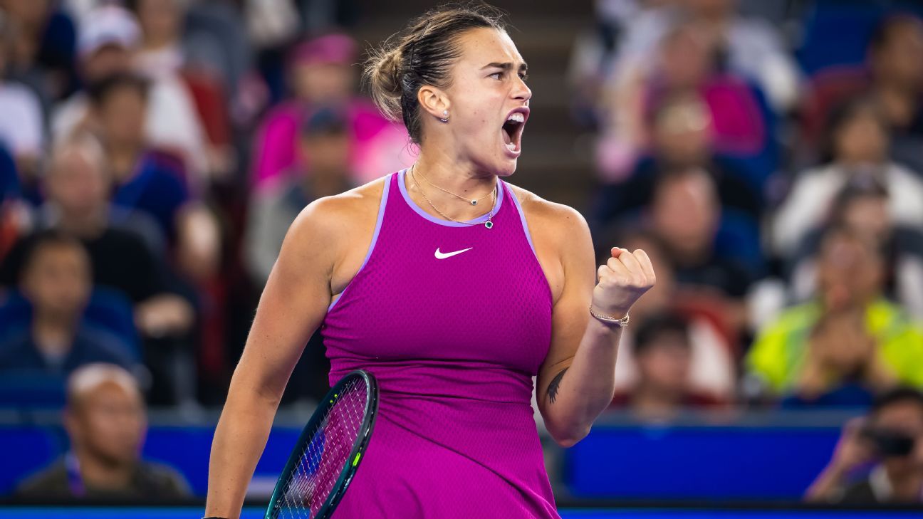 Sabalenka se consagró en Wuhan y quedó a un paso del número uno del mundo - ESPN