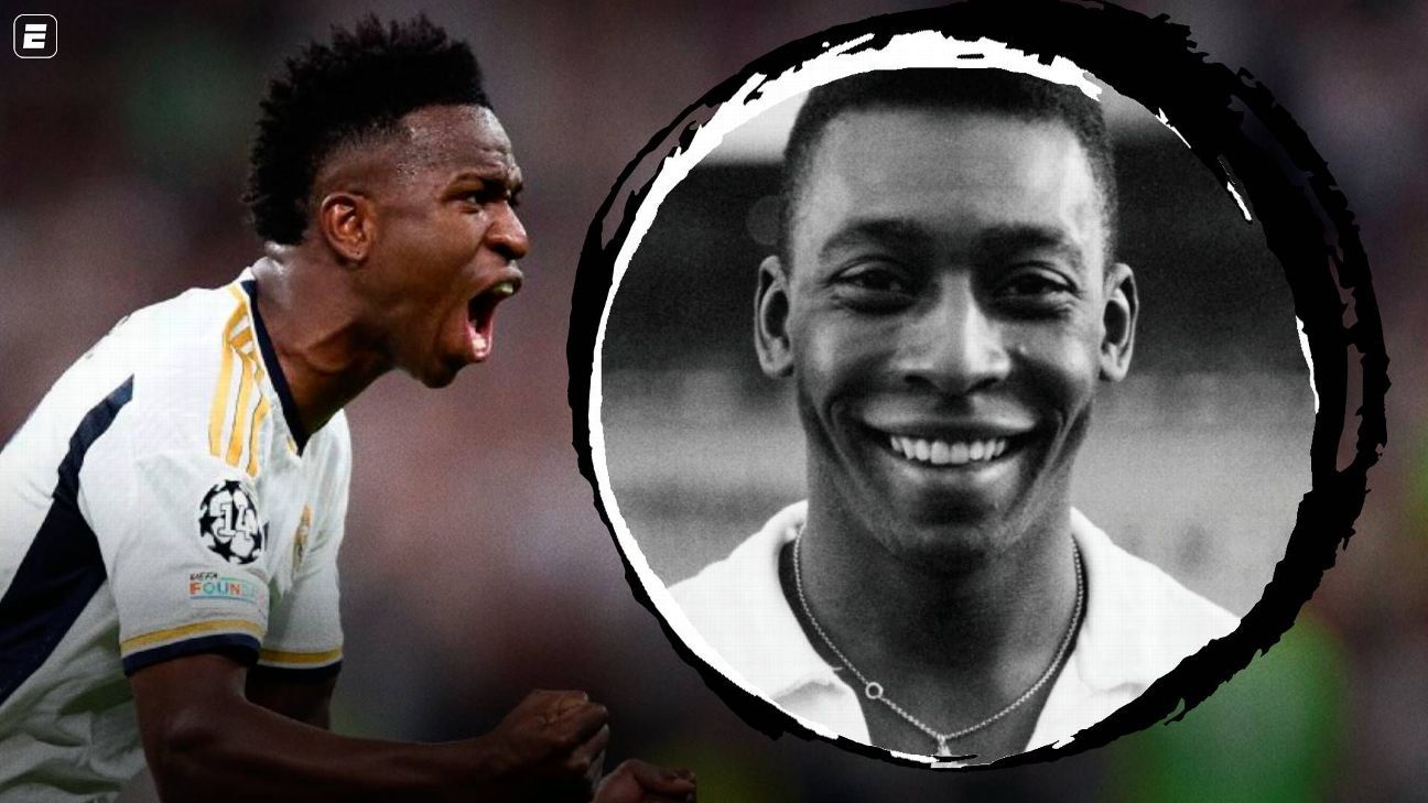 Ídolo do Real Madrid compara Vinicius Jr. a Pelé após show na Champions ...