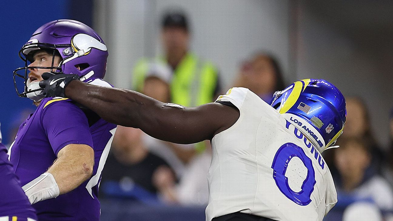 Vikings-Rams: Árbitro explica la no sanción a tacleada de Young - ESPN