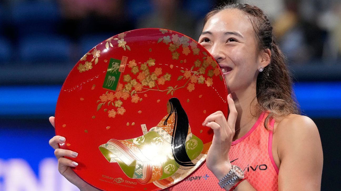 Zheng consiguió su tercer título en la temporada en Tokio - ESPN