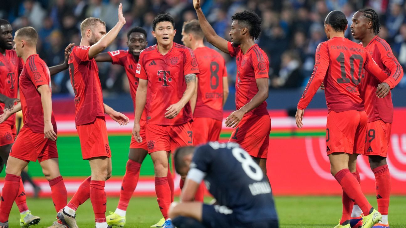 Bayern Munich goleó a Bochum y conserva la punta de la tabla - ESPN