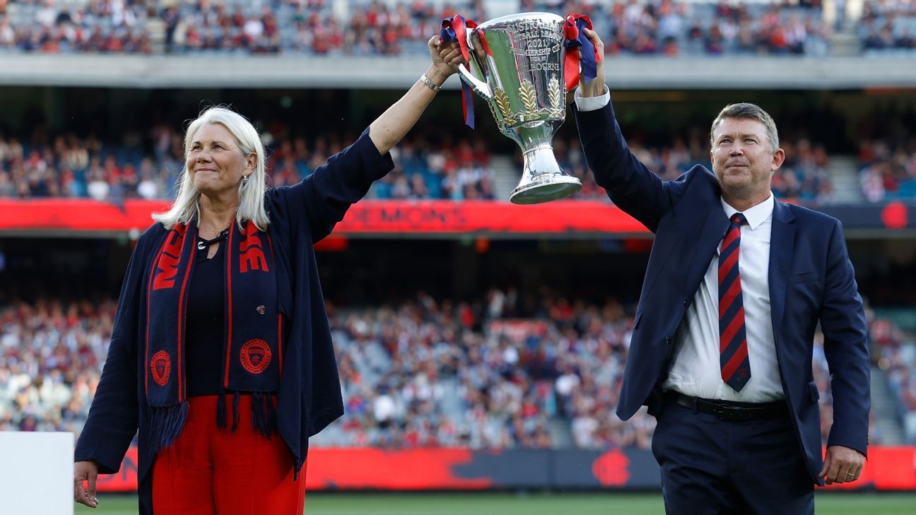 AFL Melbourne Demons CEO Gary Pert resigns from embattled club - ESPN