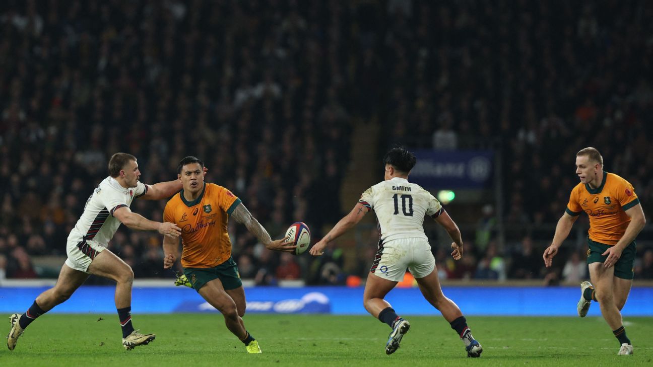 Jorgensen the hero as Suaalii shines in stunning Wallabies win - ESPN