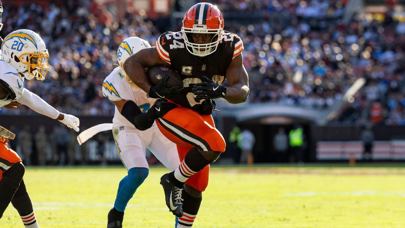 Week 11 matchup rankings: Trust Lions RB duo, upgrade Nick Chubb - ESPN