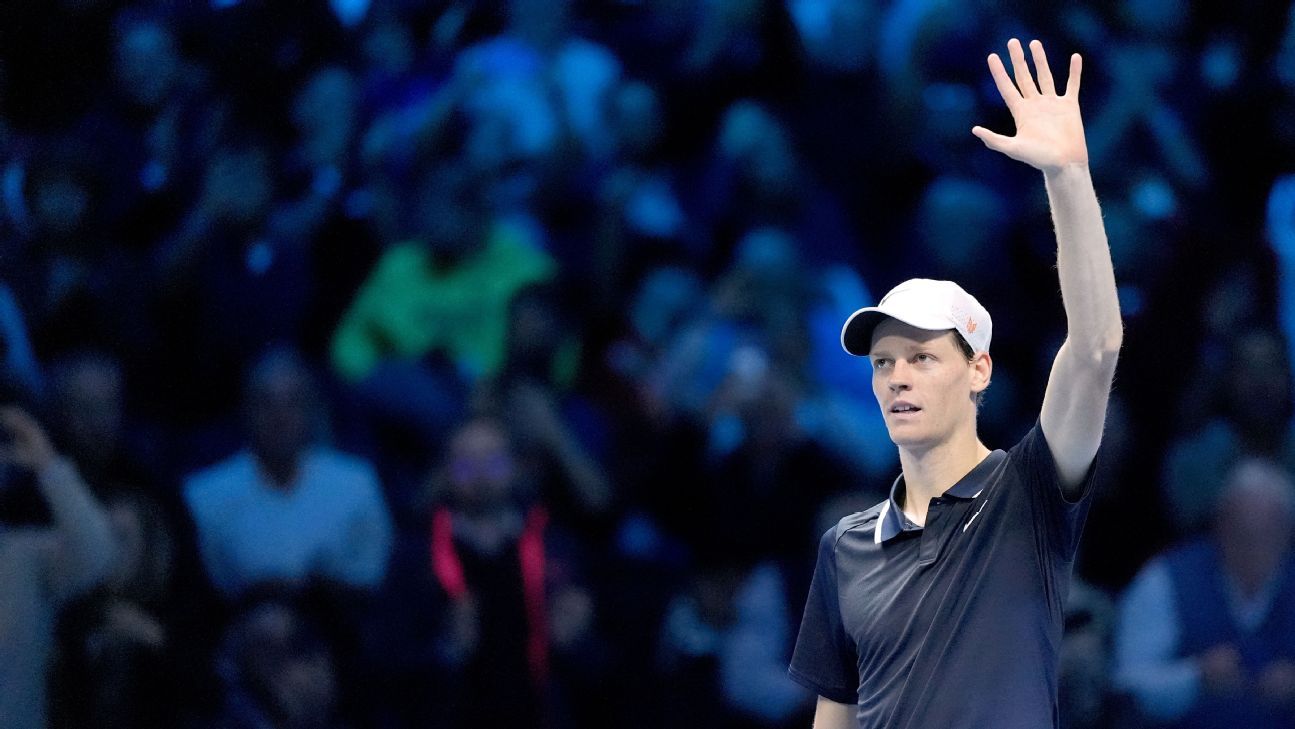 Sin jugar, Jannik Sinner se transformó en el primer clasificado a semis de las ATP Finals - ESPN
