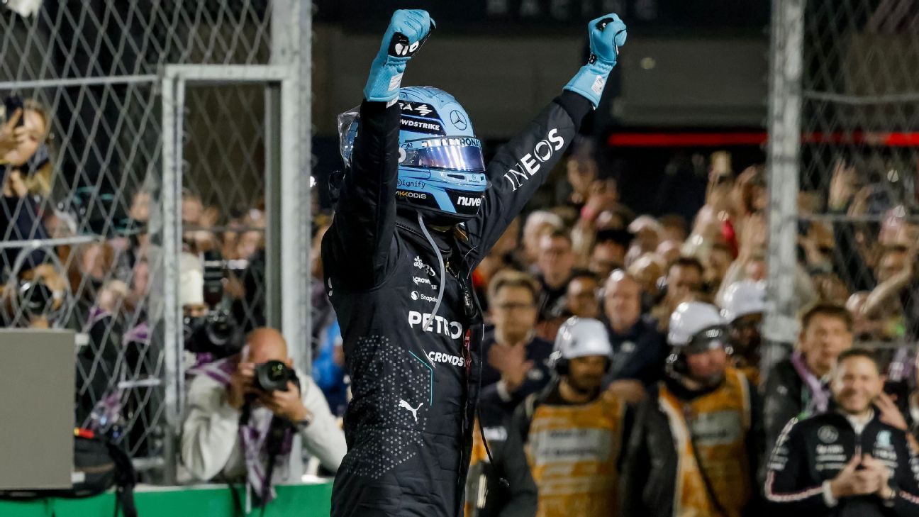 Checo Pérez suma un punto Las Vegas; dominio de George Russell y ...