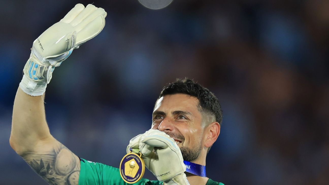 Gabriel Arias, campeón de la Copa Sudamericana con Racing - ESPN