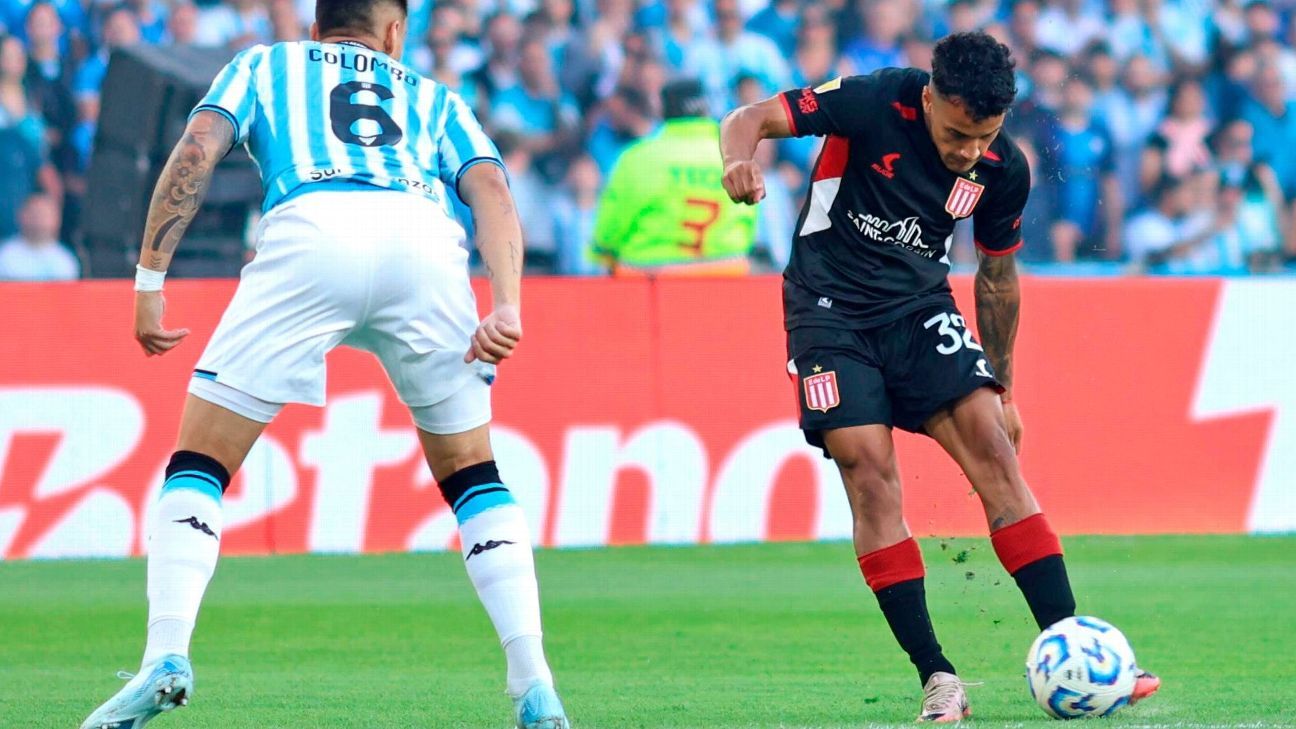 Tiago Palacios marcó para Estudiantes ante Racing en Avellaneda - ESPN