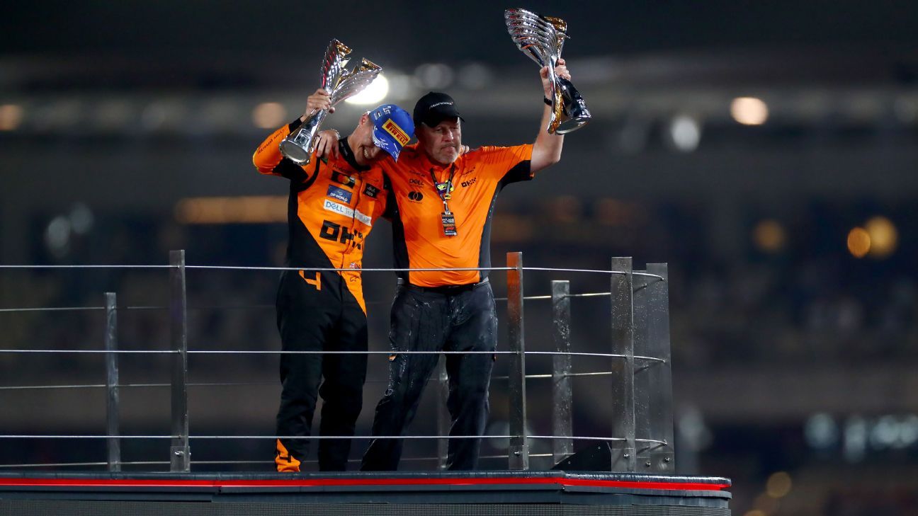 Lando Norris gana en Abu Dhabi y McLaren son campeones de F1 - ESPN