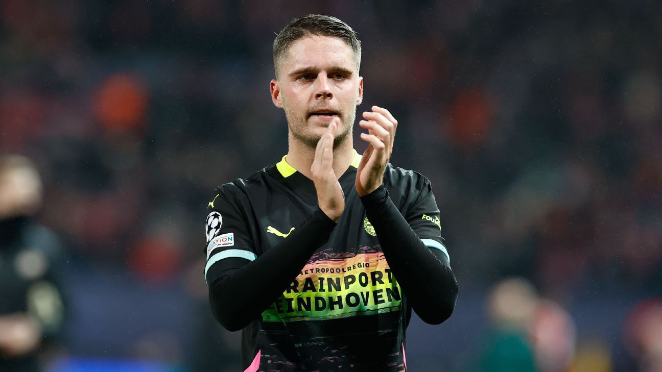 Veerman maakt rentree in PSV-basis in duel met Heerenveen - ESPN